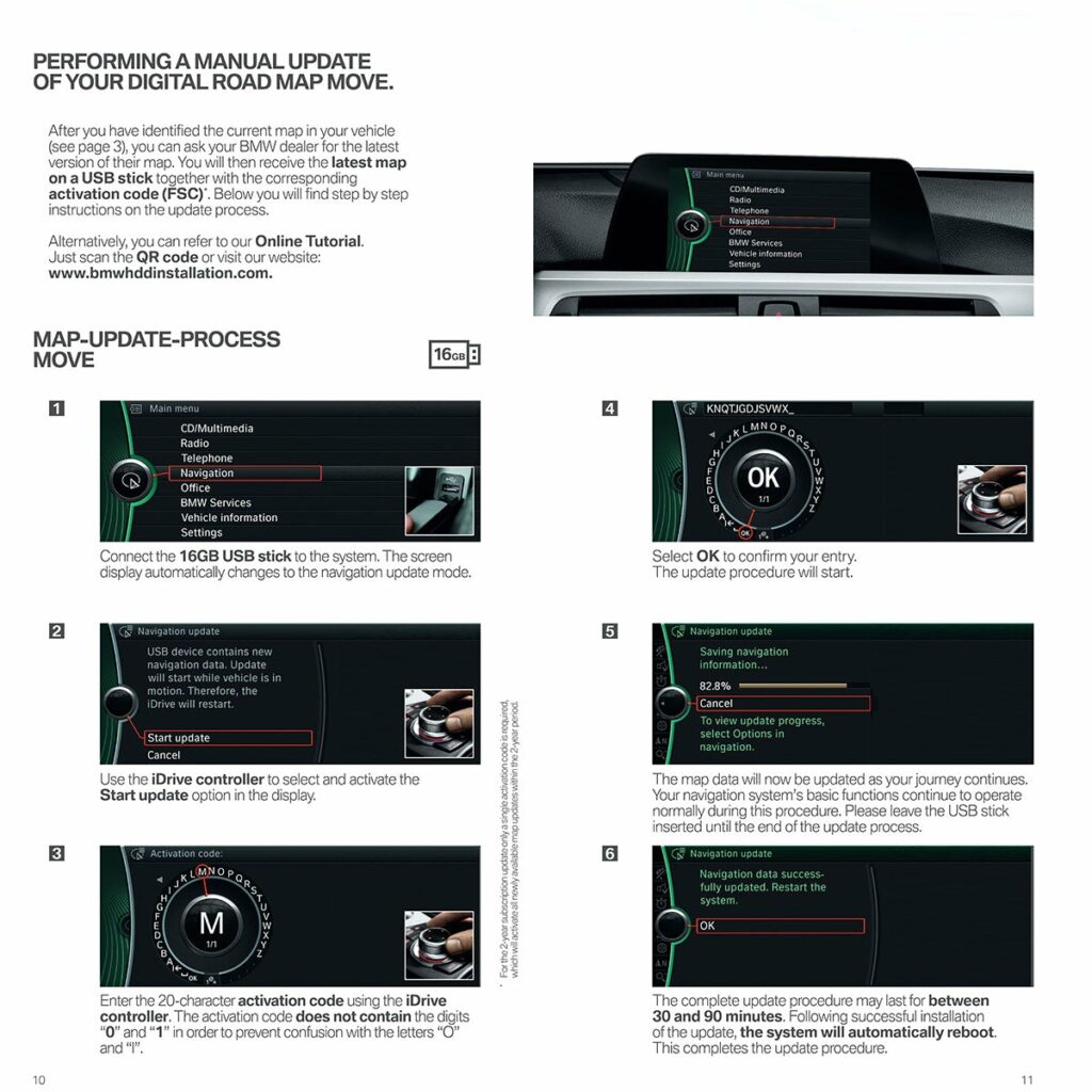 BMW MINI FSC CODE FOR MAP MOVE - bimmer-navigation